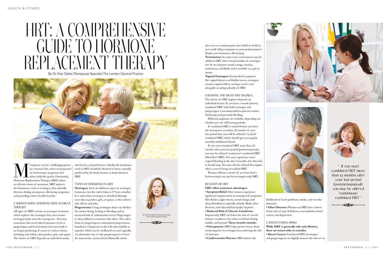 A Guide to Hormone Replacement Therapy | The London General Practice
